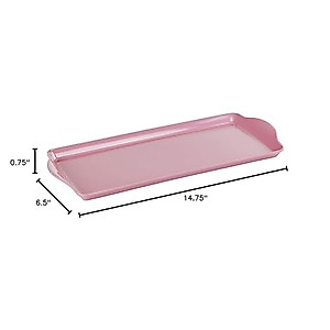 Calypso Basics, Sandwich Melamine Tidbit Tray, Pink