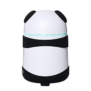 O-Mei Stars Essential Oil Diffuser, Panda-Shaped Aromatherapy Diffuser, Diffusers for Essential Oils, LED Mute Cool Mist Humidifier for Bedroom Baby Room Home Office,Waterless Auto-Off humidifiers