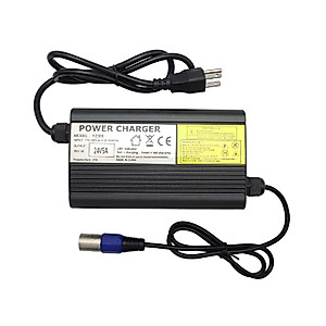 Eseegoo 24V 5A Battery Charger with 3-Pin XLR Connector for 24V Battery