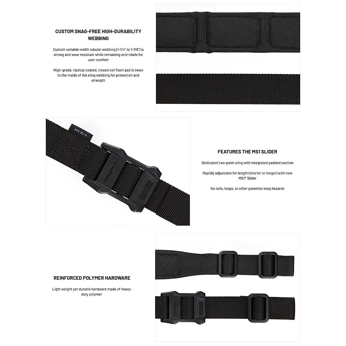 Magpul MAG545-COY MS1 Padded Sling Coyote