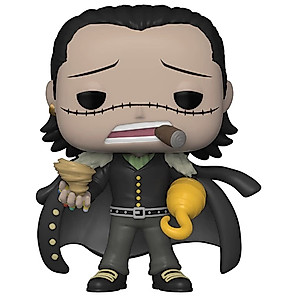 POP One Piece - Crocodile Funko Pop Vinyl Figure (Bundled with Compatible Pop Box Protector Case), Multicolor, 3.75 inches