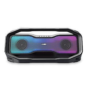 Altec Lansing Rockbox XL 2.0 Portable Bluetooth Wireless Speakers with Led Lights, IP67 Waterproof and Durable for Outdoor, 20 Hours Battery with App Control