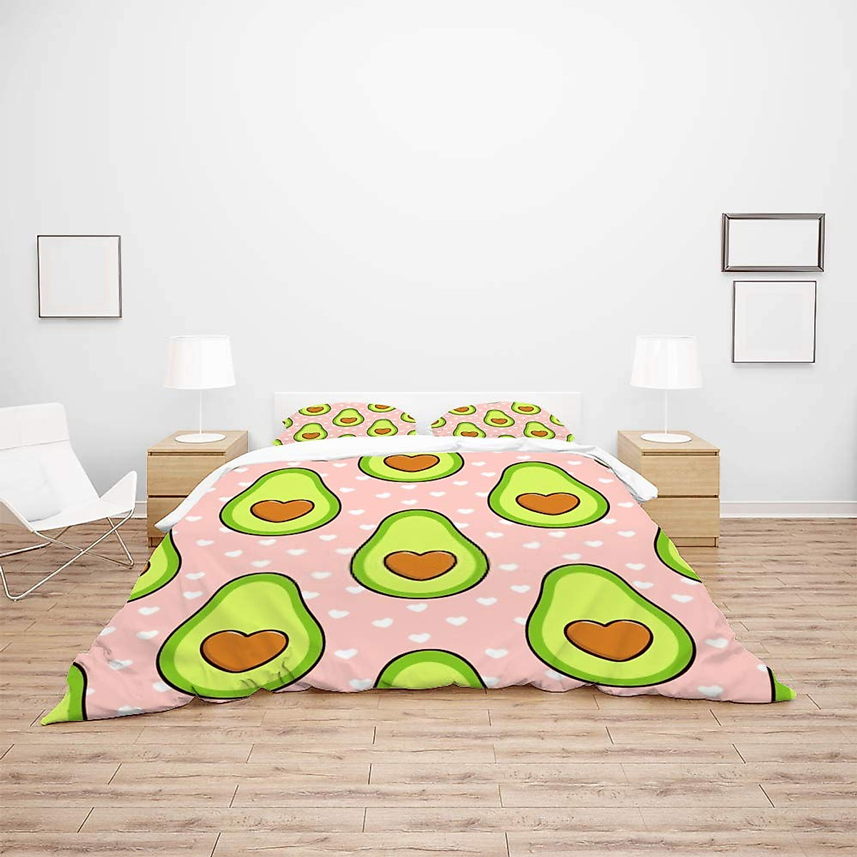 Christmas Snowflakes Bedding Cover Set Comforter Cover Duvet Cover, 3 Piece Bedding Set Full Size Home Decor Quilt Cover Pillow Shams