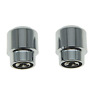 Dopro 2pcs Plastic Guitar Barrel Switch Tip 3 Way Pickup Selector Switch Knob for U.S./Import Tele Telecaster Chrome