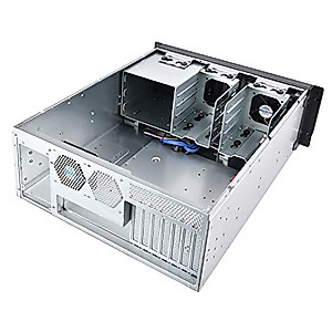 SilverStone Technology 4U Rackmount Server Chassis with 3 X 5.25 Front Bays with CEB/ATX/mATX/Mitx Support RM400 Cases SST-RM400