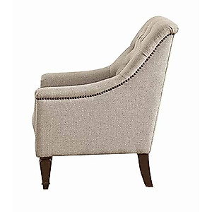 Coaster Fabric Loveseat Beige Finish 505643