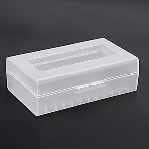 FOSA 2PCS 20700/ Battery Box Container Solid Waterproof Battery Storage Box Battery Portector Cover for Battery