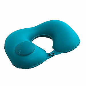 CHENGNAN Inflatable Travel Neck Pillow Lightweight Travel Pillow- Portable U Shape Neck Support Cushion for Camping, Hiking, Office Nap, Home, Car, Train and Bus