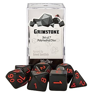 MBGBrybelly Series IV Set of 7 Tabletop RPG Dice - 7 Different Polyhedral Role Playing Dice per Set - TTRPG DND Dice - Mystic Match