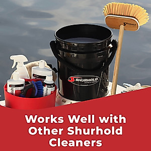 Shurhold 1960 Marine Mate 6 Inch Soft Bristle Brush with 48 Inch Handle