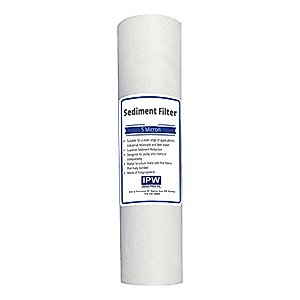 Sediment Water Filter Cartridge Compatible with P5-D, P5A. Also Compatible with Aqua-Pure AP110 & AP110-NP, GE FXUSC, Whirlpool WHKF-GD05 and Dupont WFPFC500; Set of 4 Filters