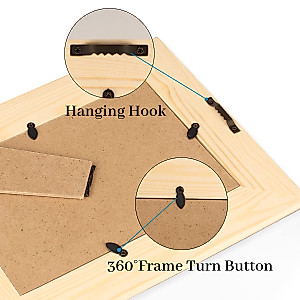 POFATO Skull Red Rose 5x7 Picture Frame Wood Photo Frame for Tabletop Display Wall Mount Picture Frame Display 5 x 7 Inch Photo Wall Decor Home Gift Frames