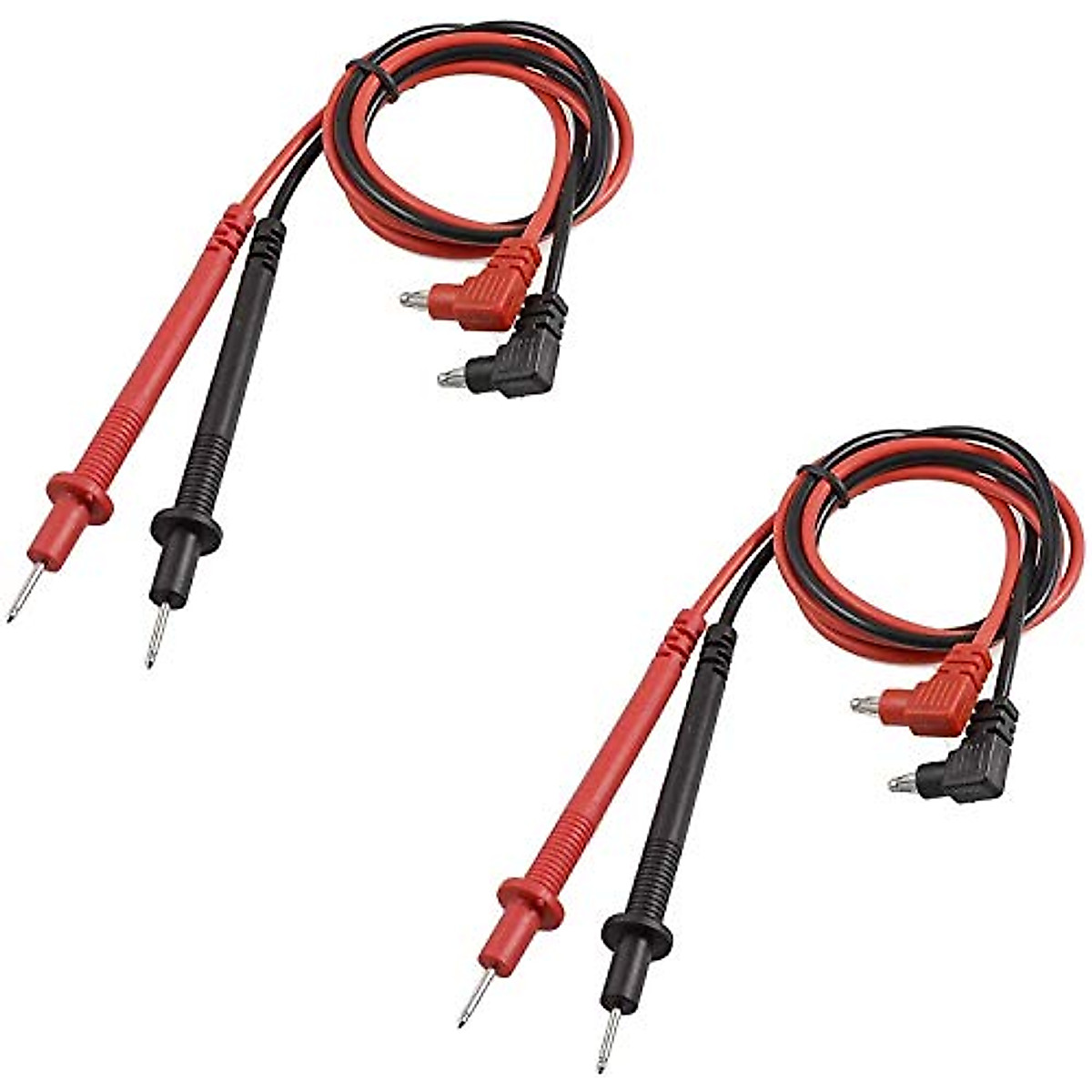 XMHF Digital Multimeter Banana Plug Connector Electrical Test Lead Probe Cable 1000V 90cm Long 2Pairs
