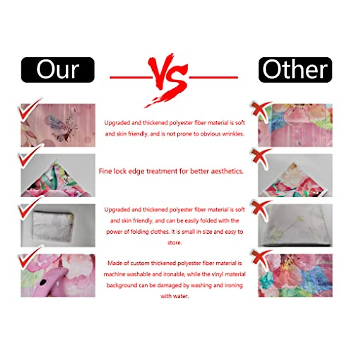 Floral Fairy Party Backdrop for Photography 7x5FT Polyester Pink Fairy Tale Flowers Fairy Party Decorations Backdrop Flower Wonderland Baby Shower Background Decoration Supplies Photo Booth YL097