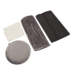 Inspire Me! Home Décor Lydia Round, Pleated Pewter Grey Soft Velvet Removable Washable Bag, 14 Dia x 24 in, Gorgeous and Classy Laundry or Storage Hamper