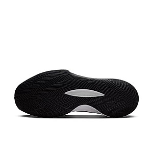 Nike Precision 6 Black Basketball Shoes (DD9535-003) for Men, Black/Iron Grey/White/White, 9 UK (9.5 US)