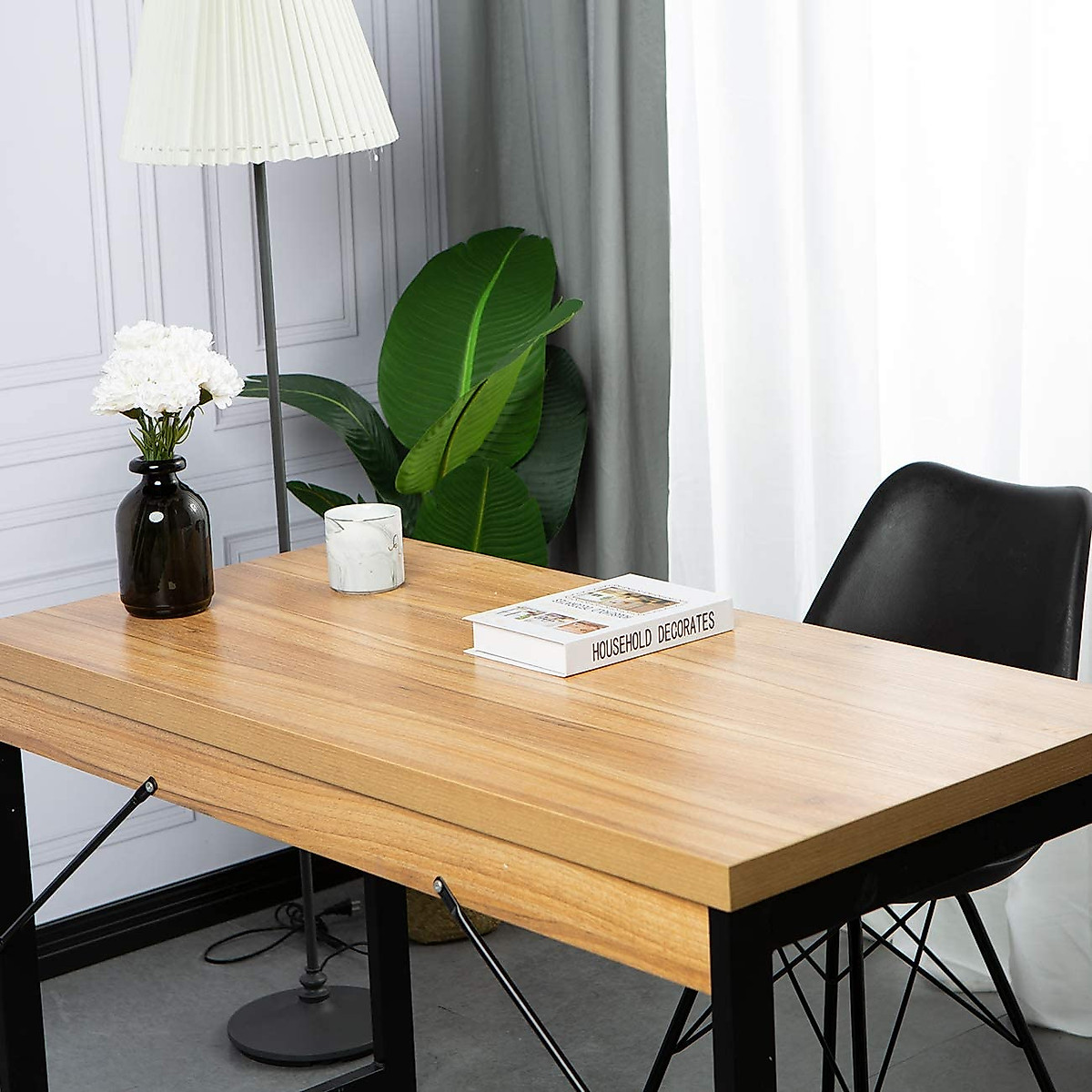 Computer Desk, 47 inches Office Desk with Drawers, Office Desks & Workstations Student Desk Study Desk Writing Desk Computer Table Work Desk for Home Office Bedroom