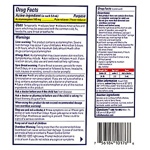 Little Remedies Infant Fever & Pain Reliever with Acetaminophen, Natural Berry Flavor, 2 Fl Oz