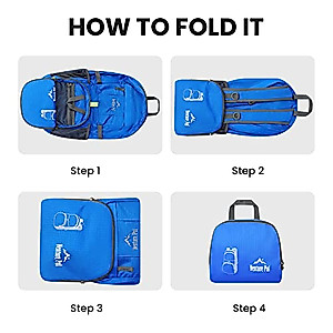 Venture Pal 35L Ultralight Lightweight Packable Foldable Travel Camping Hiking Outdoor Sports Backpack Daypack