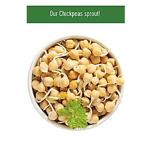 Chickpeas | Garbanzo Beans | 5 LBS | Family Farmed in Washington State | Desiccant Free | Non-GMO Project Verified | Kosher Parve | USA Grown | Field Traced | Burlap Bag