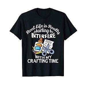 Crafting Gifts For The Women Girls Adults Crafters Crafter T-Shirt