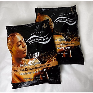 Brazilian Wax by Andreia Hard Wax - 35.3 oz./1kg bag - No Strip Hard Wax Beads - Gentle on All Skin Types - Effortless Body Wax for Hair Removal for Legs, Arms, Bikini, And Back