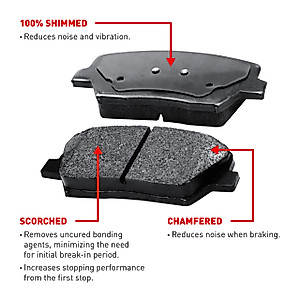 R1 Concepts Front Rear Brakes Pads and Rotors Kit| Brakes Rotors| Brakes and Rotors Kit Front and Rear| Ceramic Front Rear Brakes and Rotors Kit| Fit 2013-2021 INFINITI JX35, QX60, Nissan Murano