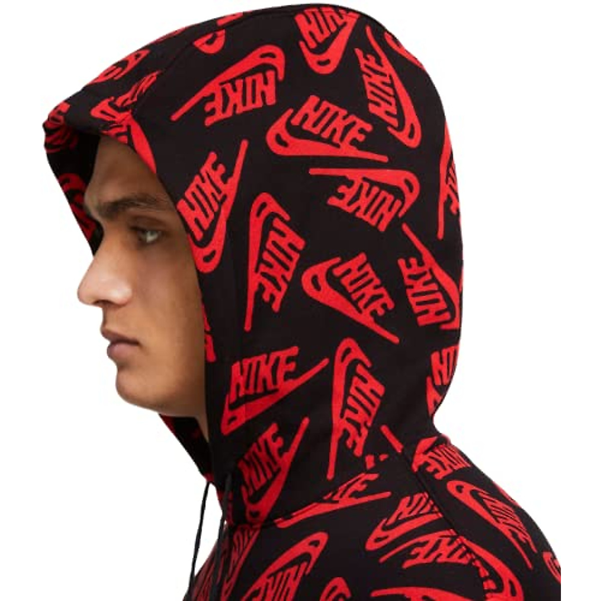 Nike Hoodie's (as1, alpha, s, regular, regular, Black/Red (DV8152-657))