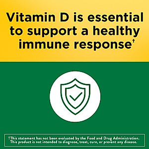 Nature Made Vitamin D3 2000 IU (50 mcg), Dietary Supplement for Bone, Teeth, Muscle and Immune Health Support, 400 Tablets, 400 Day Supply