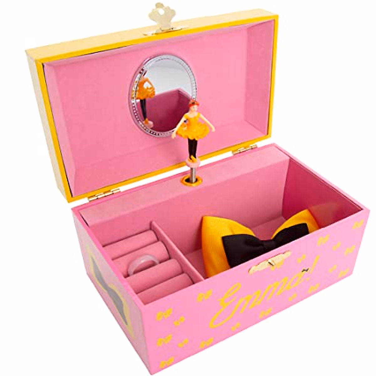 Mighty Mojo The Wiggles Emma Musical Jewelry Box - Comes with Wearable Hairbow - Gift for Wiggles Fans - Music For Kids - Wiggles Toys - Fruit Salad Australian