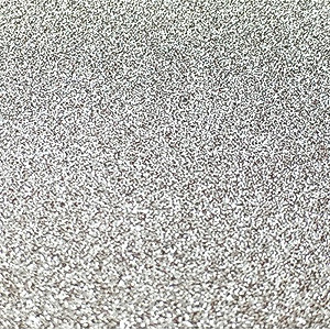 levylisa 10 Sheets 8" x 12" Soft Touch Glitter Card 250gms Premium Card Sparkling Assorted Mixed Colors Craft Glitter Cardstock Cardmaker DIY Gift Box Wrapping (Silver)