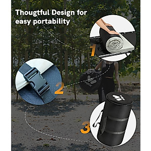 Willpo CertiPUR-US Foam Camping Mattress, Travel Cot Mattress Pad Portable Roll Up Sleeping Mattress Mats Guest Floor Bed for Camping Cot w/Removable Waterproof Velboa Cover & Travel Bag