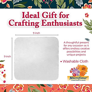 Microfleur 10 Pc Max Liners for Microfleur Max 9" Microwave Flower Press, Extra/Replacement Liners 10 Pc (5 Pair) - White Liners Only