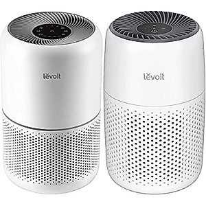 LEVOIT Air Purifier, Core 300, White & Air Purifiers for Bedroom Home, HEPA Freshener Filter Small Room Cleaner with Fragrance Sponge, White