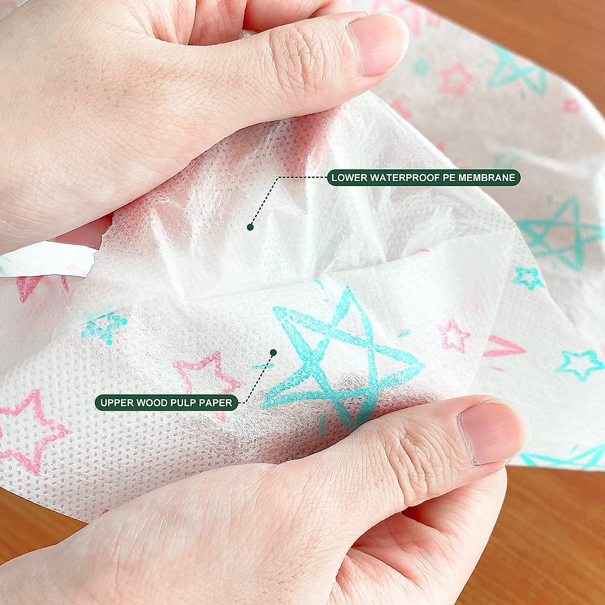 Toilet Seat Covers Disposable -24 Pack XL-Potty Training Toilet,Individually Wrapped Waterproof Potty Shields and Road Public Toilet,Non Slip Toddler Potty Training Seat Covers for Kids