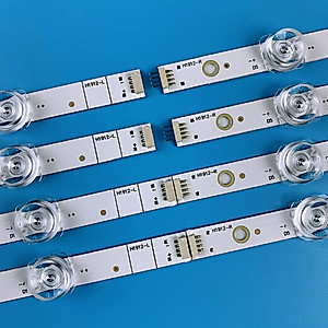 PANMILED 8 Pieces LED Backlight Strips for Hisense 55” TV 55R6000FM 55H6F 55R7F 55H6510G JL.D550A1330-003AS-M_V02 CRH-BX55V1U713030T04108CS-REV1.2
