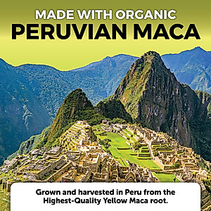 Peruvian Maca Root Supplement for Women & Men, 500mg - Traditionally Used to Support Sexual Well-Being, Stamina & Endurance - 250 Yellow Maca Root Powder Capsules
