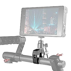 QYXINC 3Pack Super Clamp with 1/4 and 3/8 Thread Camera Clamp Mount，Crab Clamp Rod Clamp Clip for Cameras, Rods, Lights, Hooks, Shelves, Cross Bars, etc