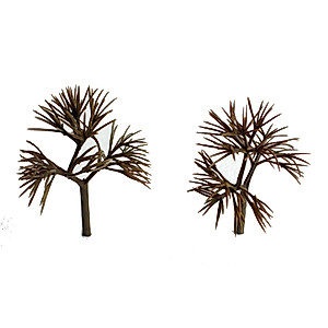 29pcs Mixed Model Trees Without Leaves 1.5-5.5 inch(4-14 cm), OrgMemory Ho Scale Trees, Diorama Supplies, Model Train Scenery, Miniature Trees, Model Railroad Scenery with No Bases