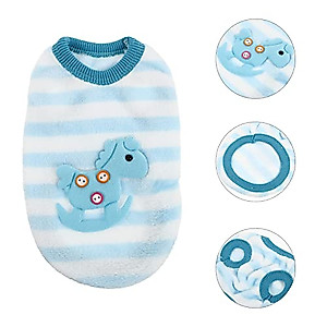 VILLCASE Warm Rabbit Vest- Soft Flannel Pet Sweater, Cute Rabbit Clothes, Small Animals Vest Clothing for Ferret Chihuahua gGuinea Pigs ( Size XXXS )