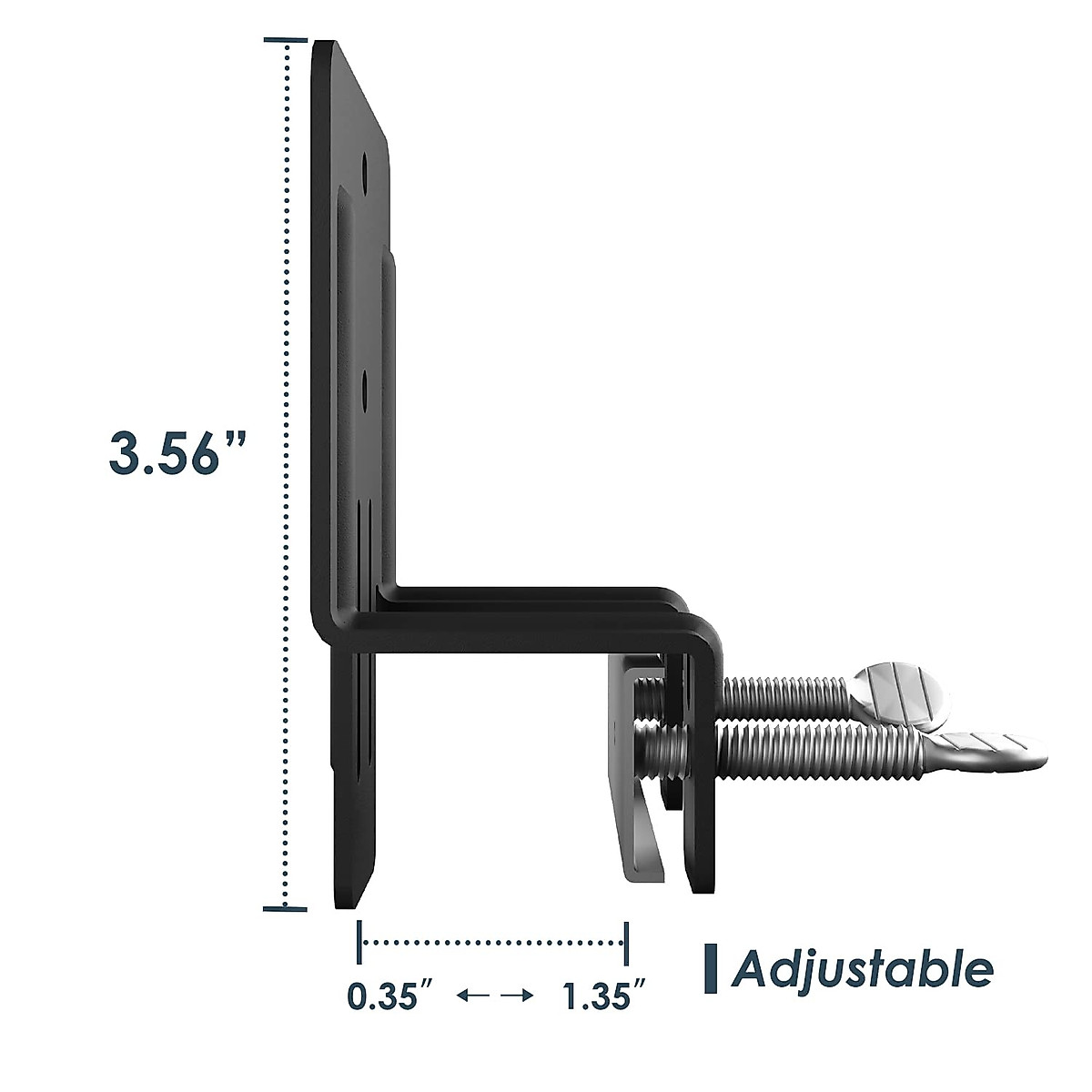 FSCHOS Non-Slip-Mattress-Gaskets for Bed Frame / Mattress-Holder-in-Place / Mattress-Retainer-Bar / Wide Applicability / Easy Install / 6 PCS, Black