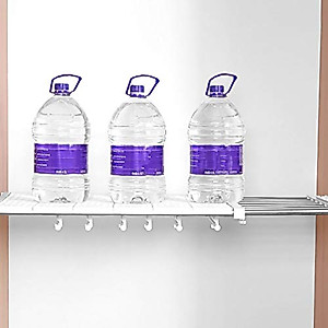 PATKAW Closet Shelf 1 Set Expandable Shelf Divider Separator Closet Tension Shelf Wardrobe Separator Racks for Closet, Wardrobe, Kitchen, Bookcase (3-90cm) Adjustable Locker Shelf