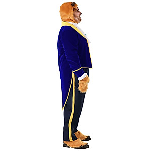Fun Costumes Plus Size Beauty and The Beast Men's Costume 4X Brown