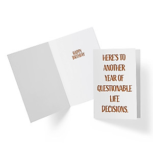 Funny Birthday Card for Him Her - Witty Mom Dad Anniversary Card - Perfect Card for Son Daughter - Ideal Sister Brother Friend Birthday Card - Karto - To Another (To Another Simple)