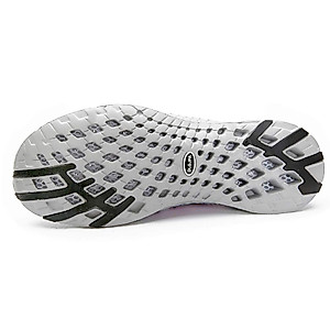 DLGJPA Women's Quick Drying Water Shoes for Beach or Water Sports Lightweight Slip On Walking Shoes Purple 8