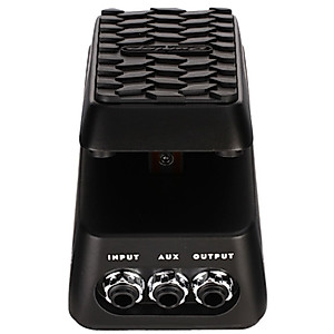 Jim Dunlop DVP4 Volume (X) Mini Pedal for Electric Guitars Bundle with 2-Pack of Pedal Patch Cables