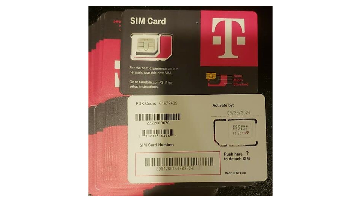 T-Mobile SIM Card R15 5G & 4G LTE Starter Pack | Easy SIM Tray Removal