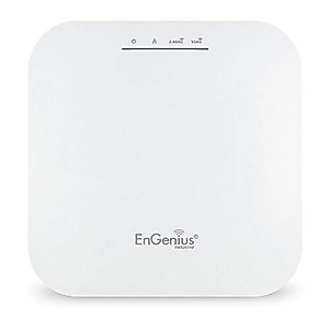 EnGenius EWS357AP WiFi 6 AX1800 2x2 Gigabit Wireless Access Point with 1Gbps Port, OFDMA, MU-MIMO, PoE+, WPA3, 1GB RAM, License-Free Management Tools (Power Adapter Not Included)