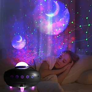 Constellations Planetarium Planets Stars Projector: 20 in 1 Night Light Solar System Projector Bluetooth Speaker,Space Ceiling Projector for Bedroom