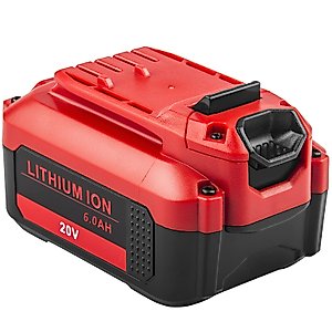 ARyee 6000mAh 20V Battery Replacement for Craftsman 20V Lithium Battery CMCB204 CMCB202 CMCB201,fits Craftsman V20 Series 20V Max Cordless Power Tools (1)